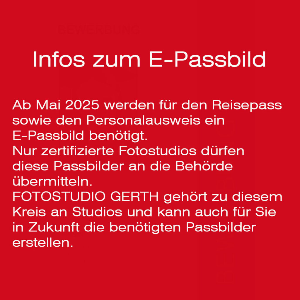 biometrisches Passbild | FOTOSTUDIO GERTH Chemnitz